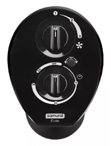 Ventilador de Torre Samurai Eole Negro - Electrobello