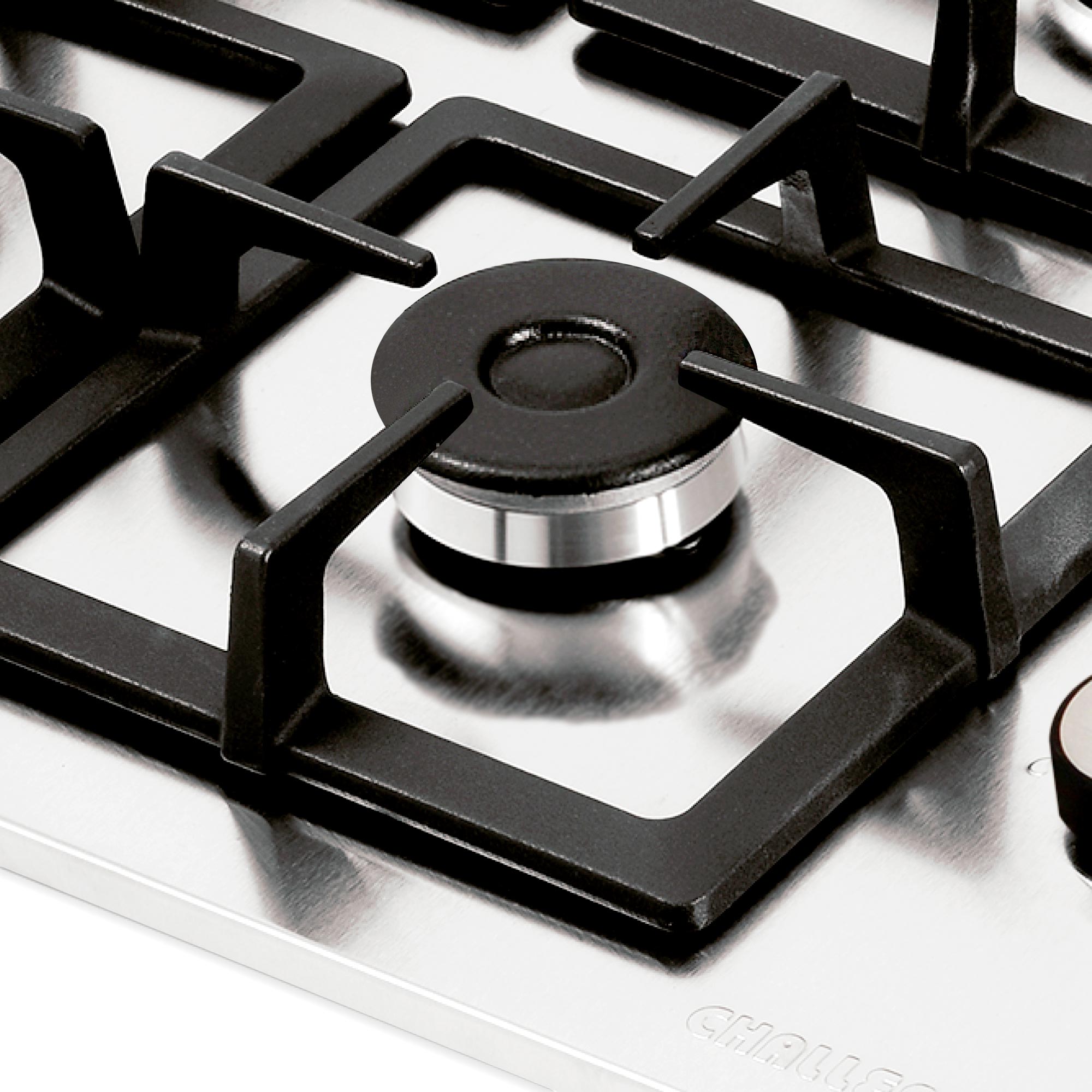 Cubierta challenger precisa gn perilla lateral inox - Electrobello